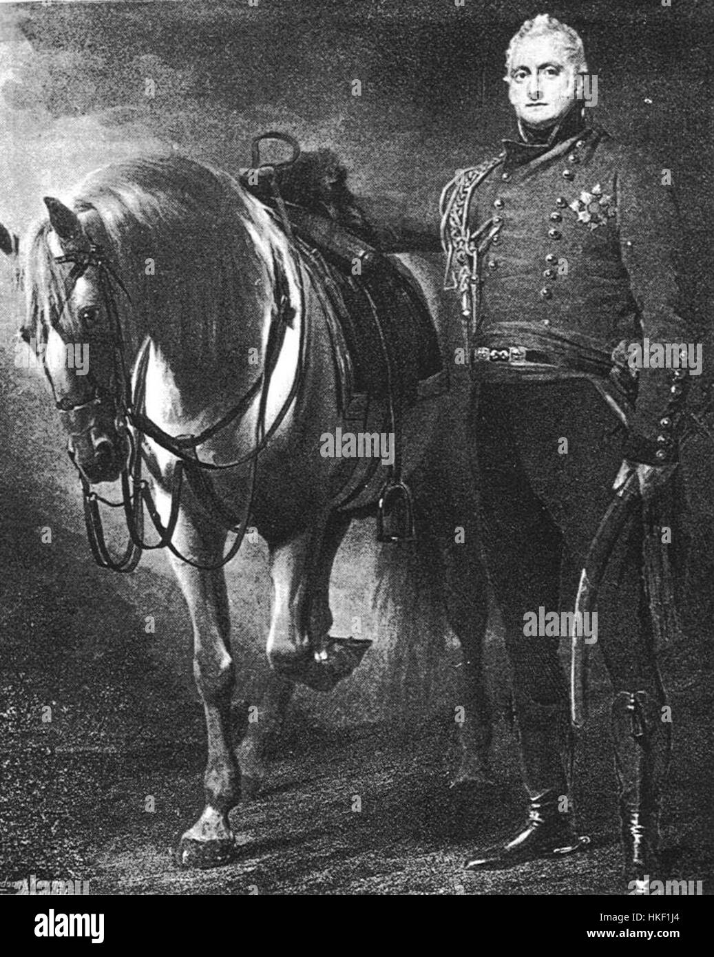 A 19th-century portrait of General Sir John Hope, 4th Earl of Hopetoun ...