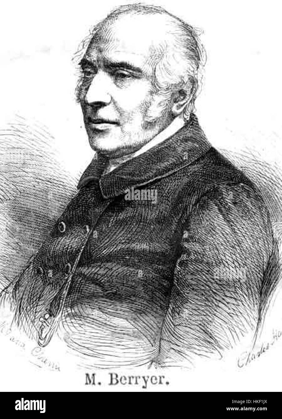 This artwork by Pierre Antoine Berryer, a French artist, represents a ...