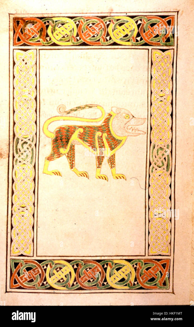 The 'Book of Durrow' is an illuminated manuscript from the 7th century ...