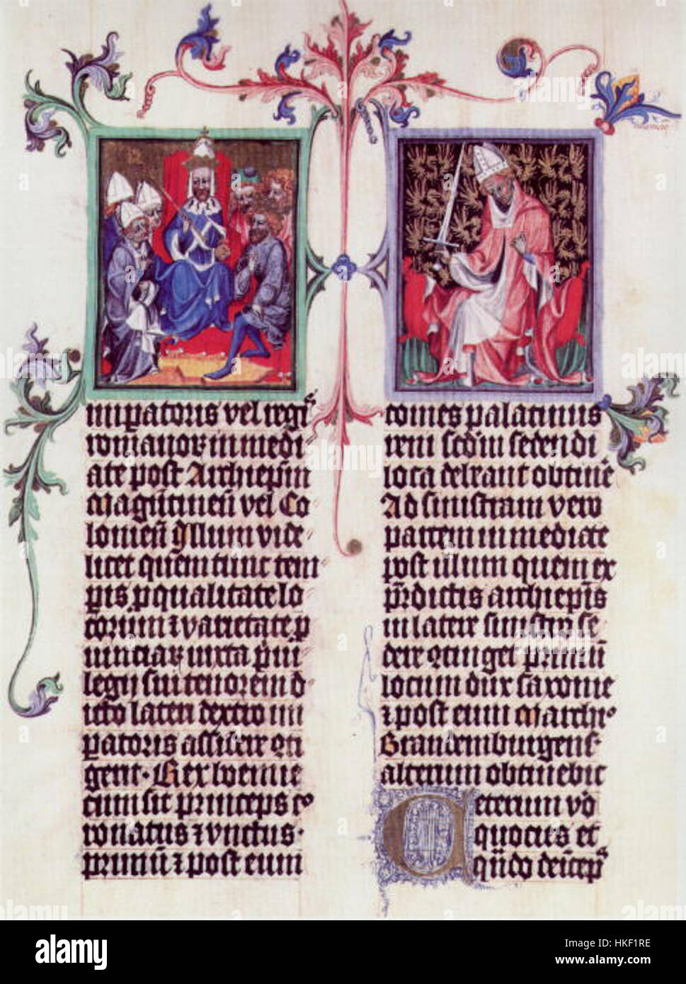 The 'Goldene Bulle Handschrift' is a medieval manuscript that is an ...