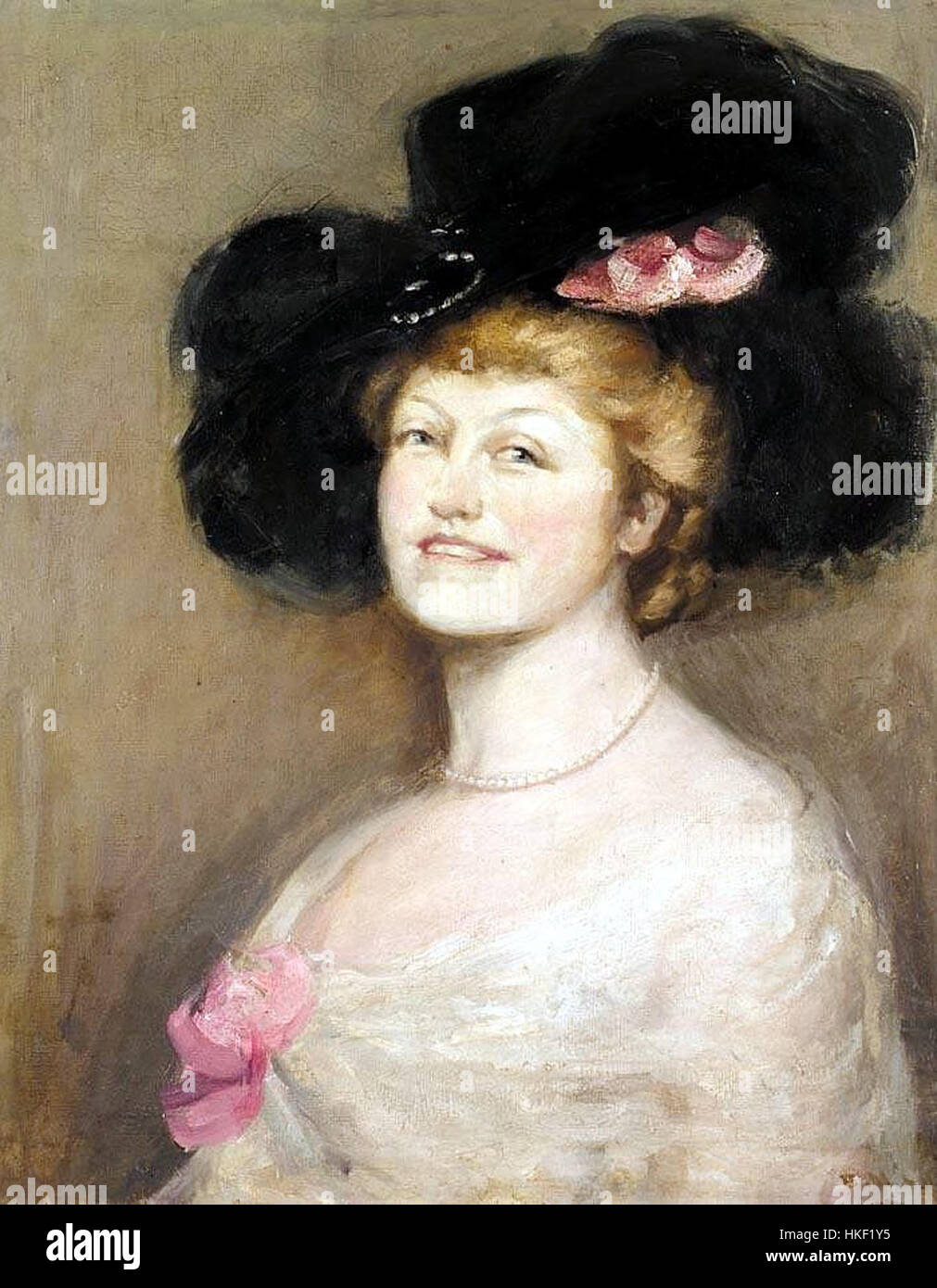 This portrait by Bessie MacNicol features Maria Steuart, capturing her ...