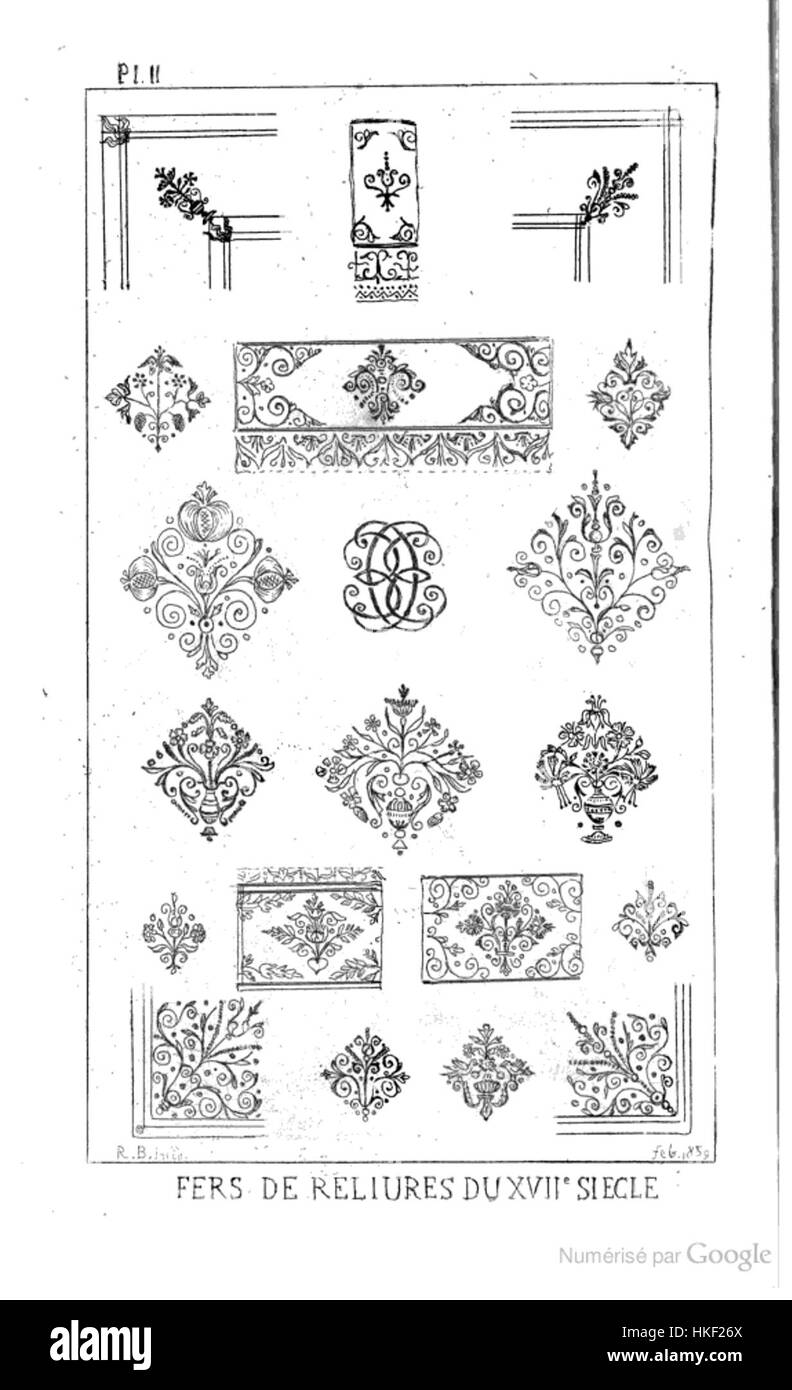 This engraving from 'Bordeaux quelques mots histoire reliure Planche II ...