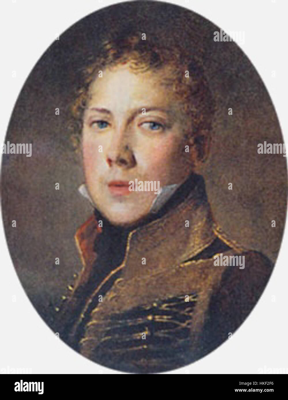 This painting, attributed to the Russian artist Chaadaev, dates to 1815 ...