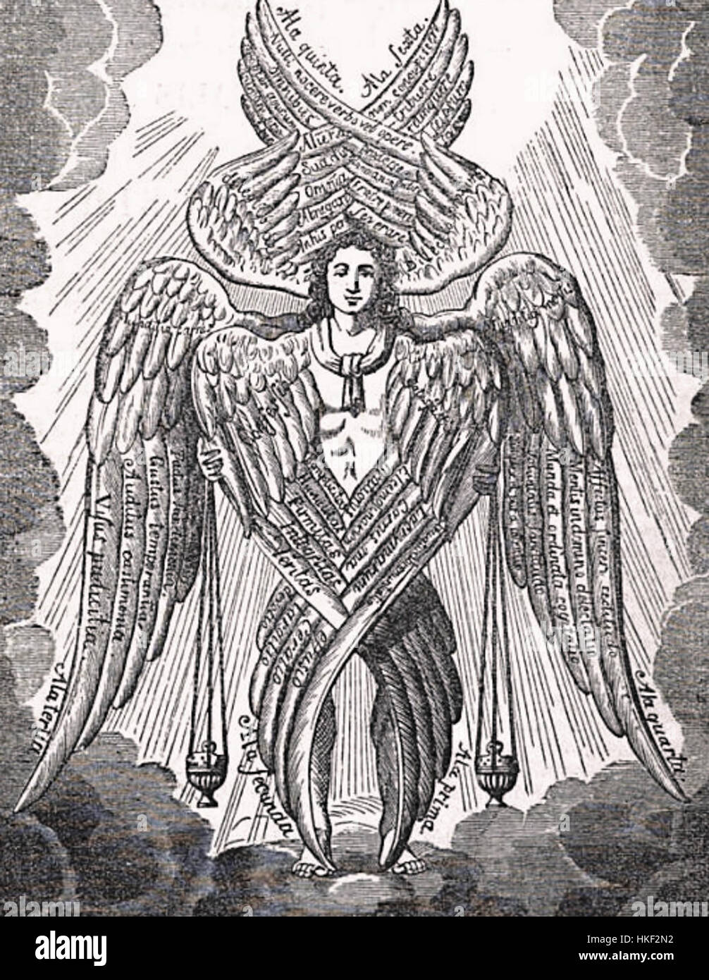 This engraving of a cherub from Migne's *Patrologia Graeca* (Volume 210 ...