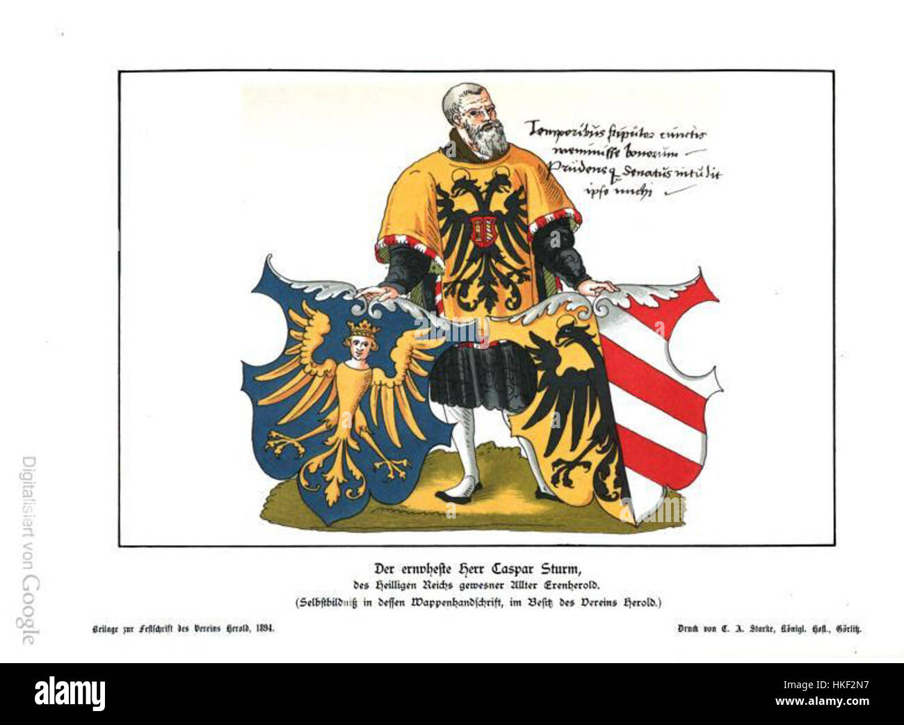 Caspar Sturm’s Wappenbuch is a collection of heraldic illustrations ...