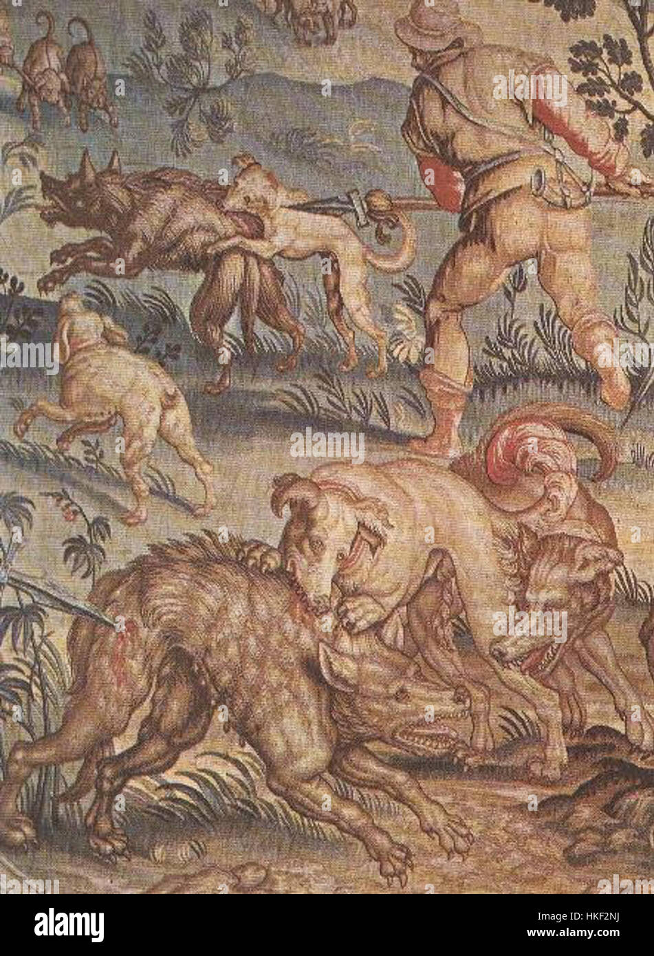 Hunting scenes in renaissance painting hi-res stock photography and ...