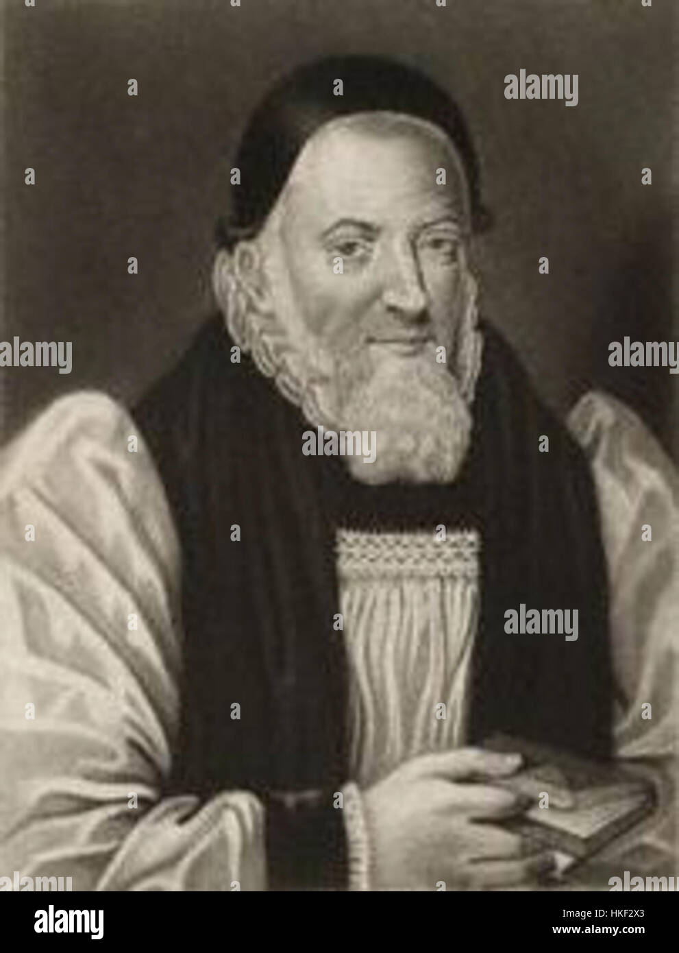 A portrait of Bishop John Still, an important figure in English ...