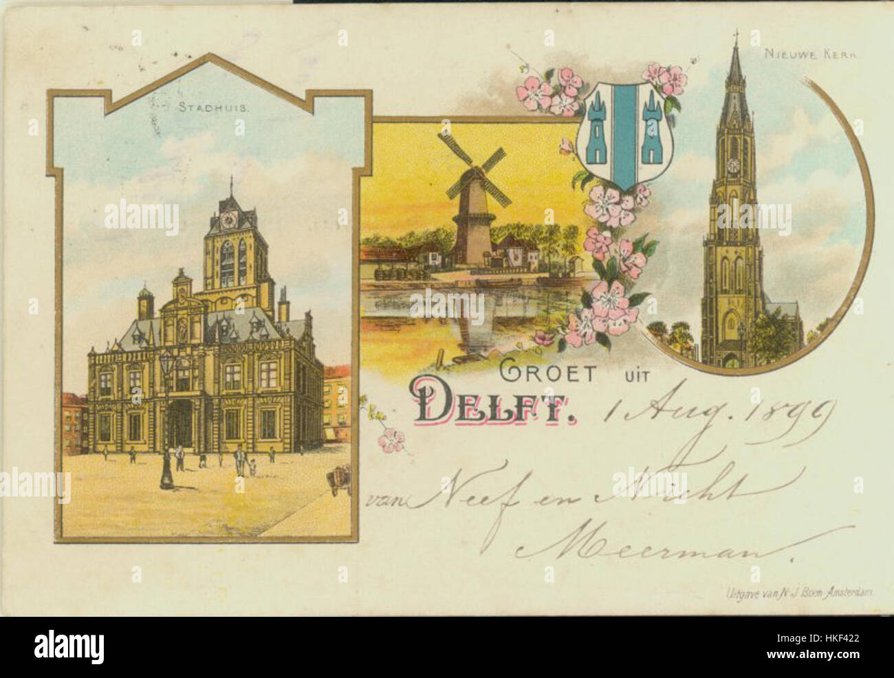 This artwork represents a piece from the renowned Delft pottery ...