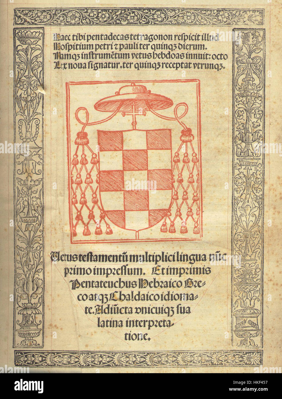 This image showcases the original Complutensian Polyglot Bible by ...