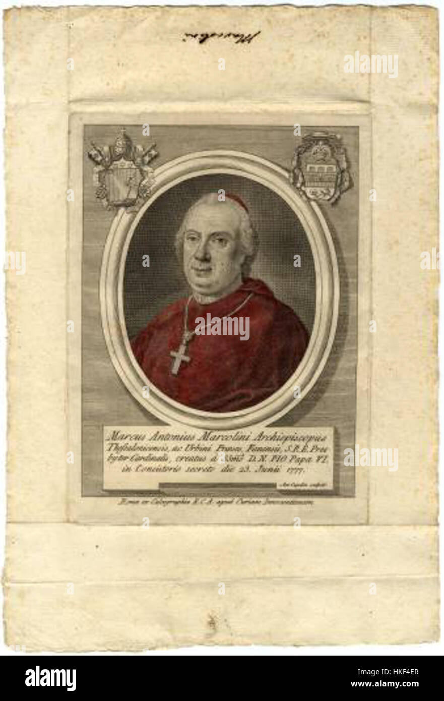 An engraving of Marcantonio Marcolini, an Italian artist from the ...