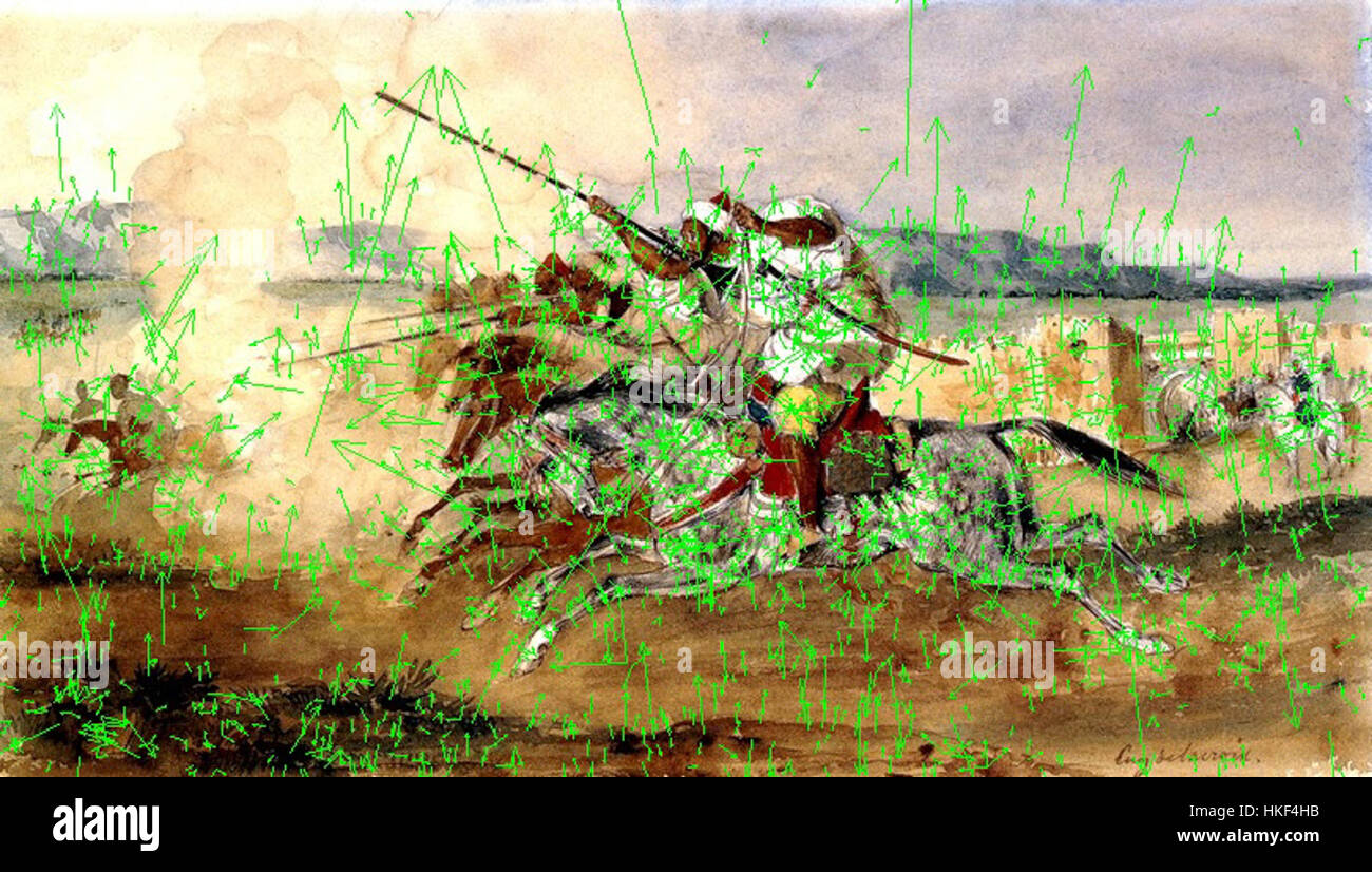 The image demonstrates the use of SIFT (Scale-Invariant Feature ...