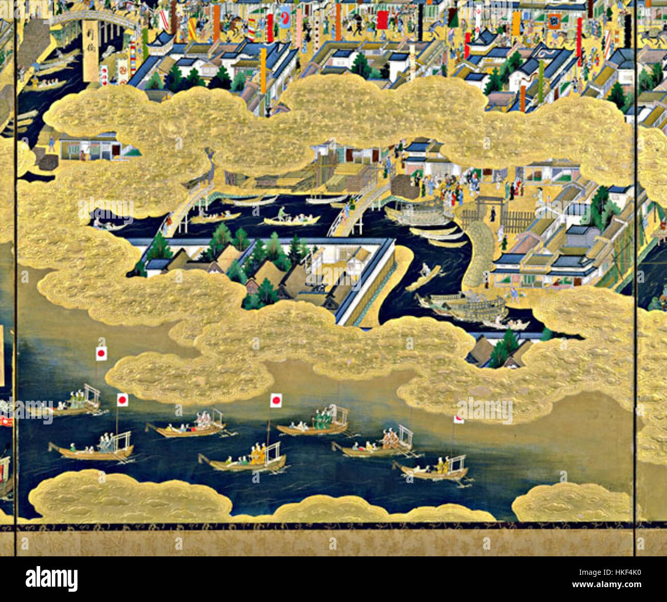This Edo-era artwork is part of a series known for depicting daily life ...