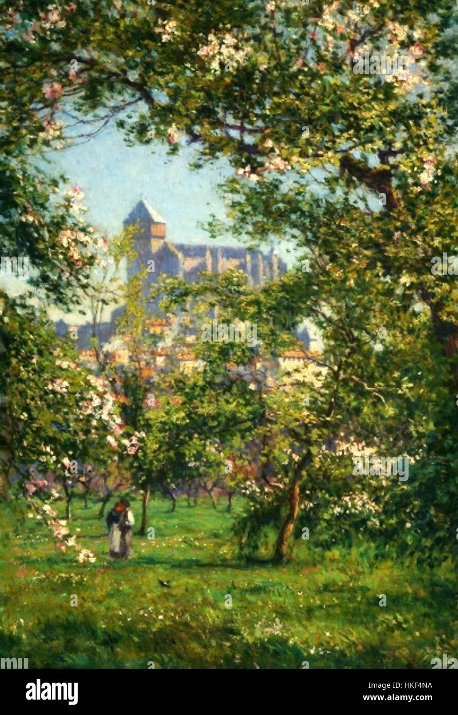 Edmond Yarz's 'Eglise de Saint Bertrand' features a detailed ...