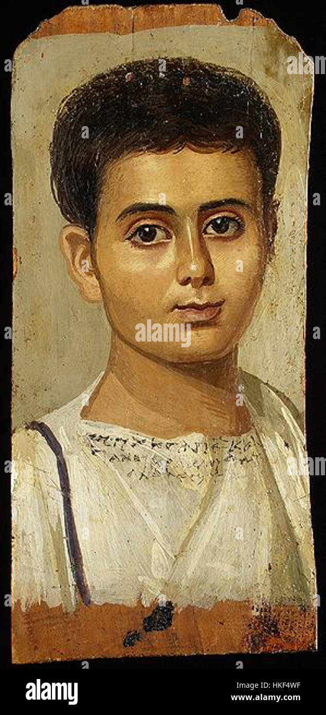 Fayum02 is a representation from the Fayum mummy portraits, an ancient ...