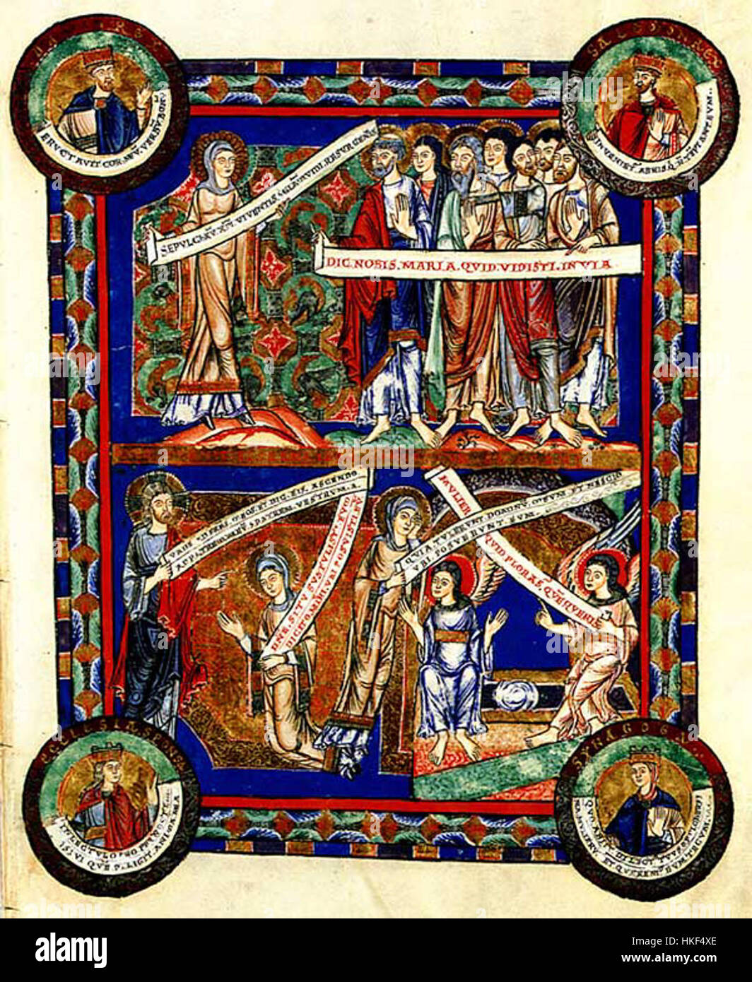 The 'Evangeliar Heinrich des Loewen' is a medieval manuscript ...