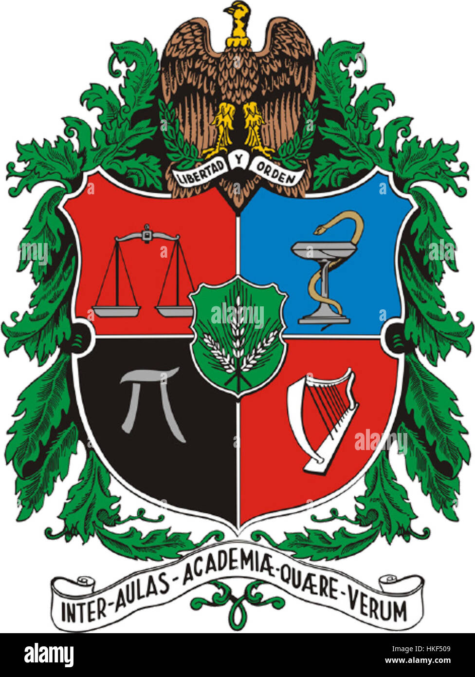 This image features the *Escudo de la RepÃºblica de Colombia*, the ...