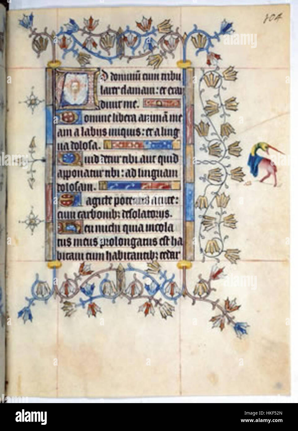 This illuminated manuscript page from the 'Hours of Maria d'Harcourt ...