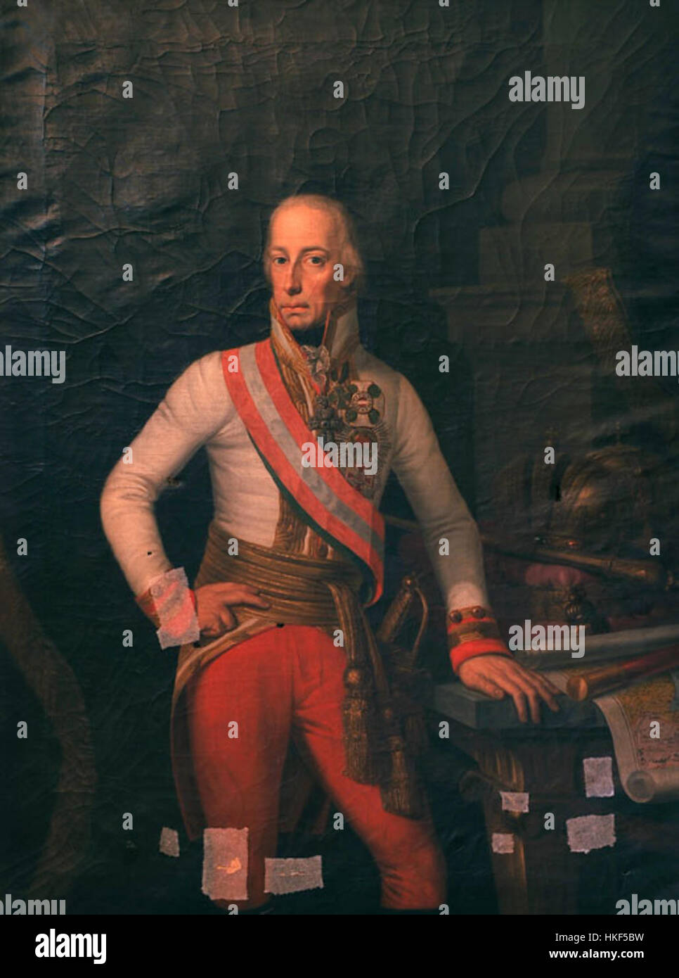 This portrait of Francis II, painted in the late 18th century, features ...