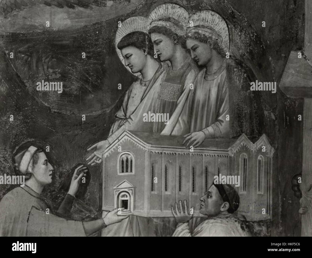 Giotto's 'Paradiso 18' portrays a celestial scene of heaven, focusing ...