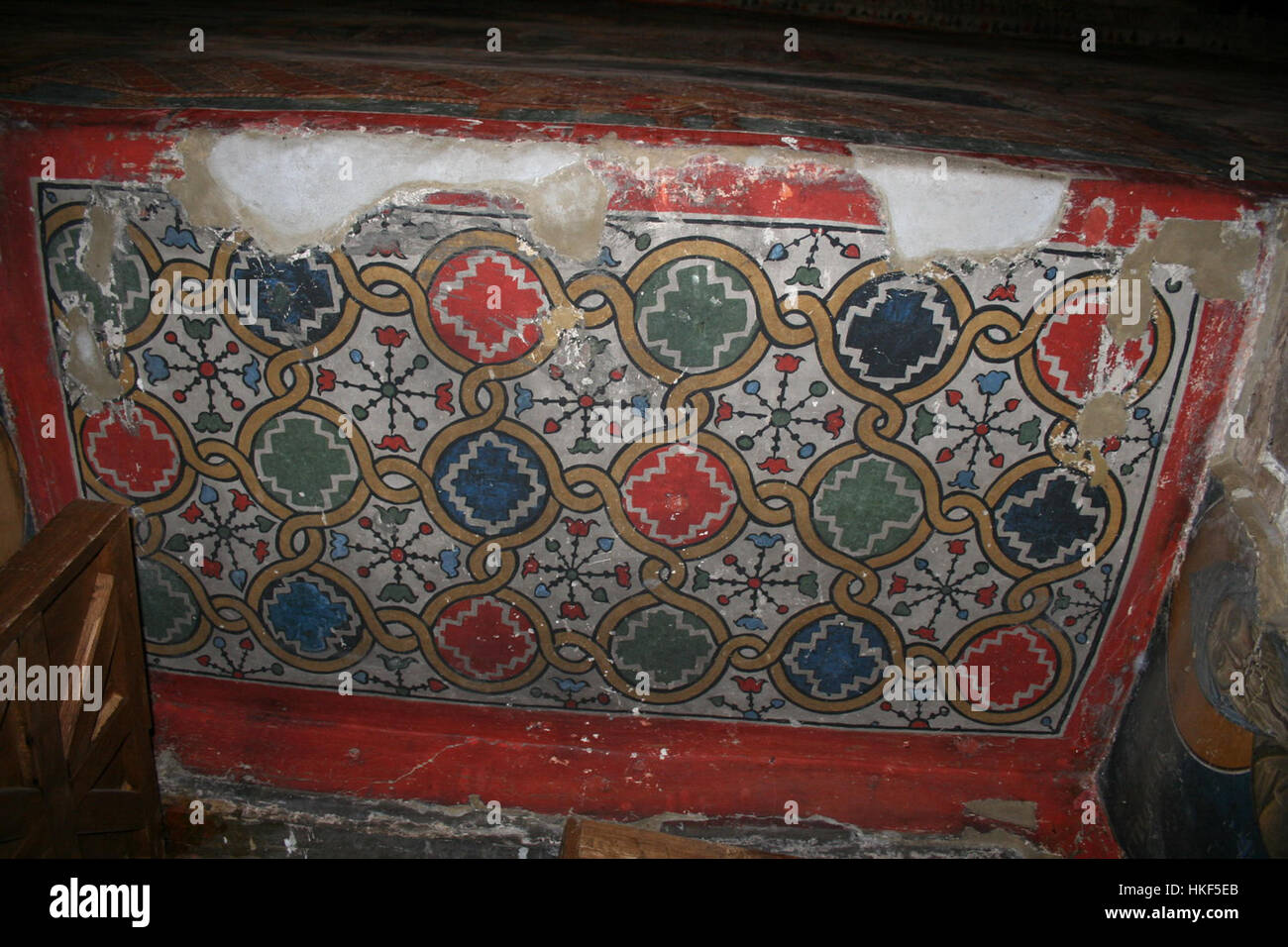 These frescos from the Michael the Archangel Church in Lesnovo depict ...