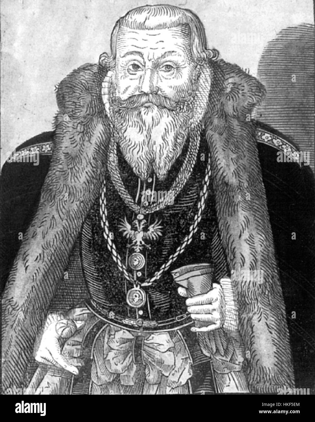 This 18th-century portrait of Georg II of Brieg depicts the Duke of ...