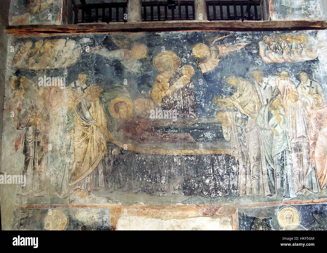These frescos from St. Sophia Church in Ohrid are masterpieces of Byzantine art, depicting ...