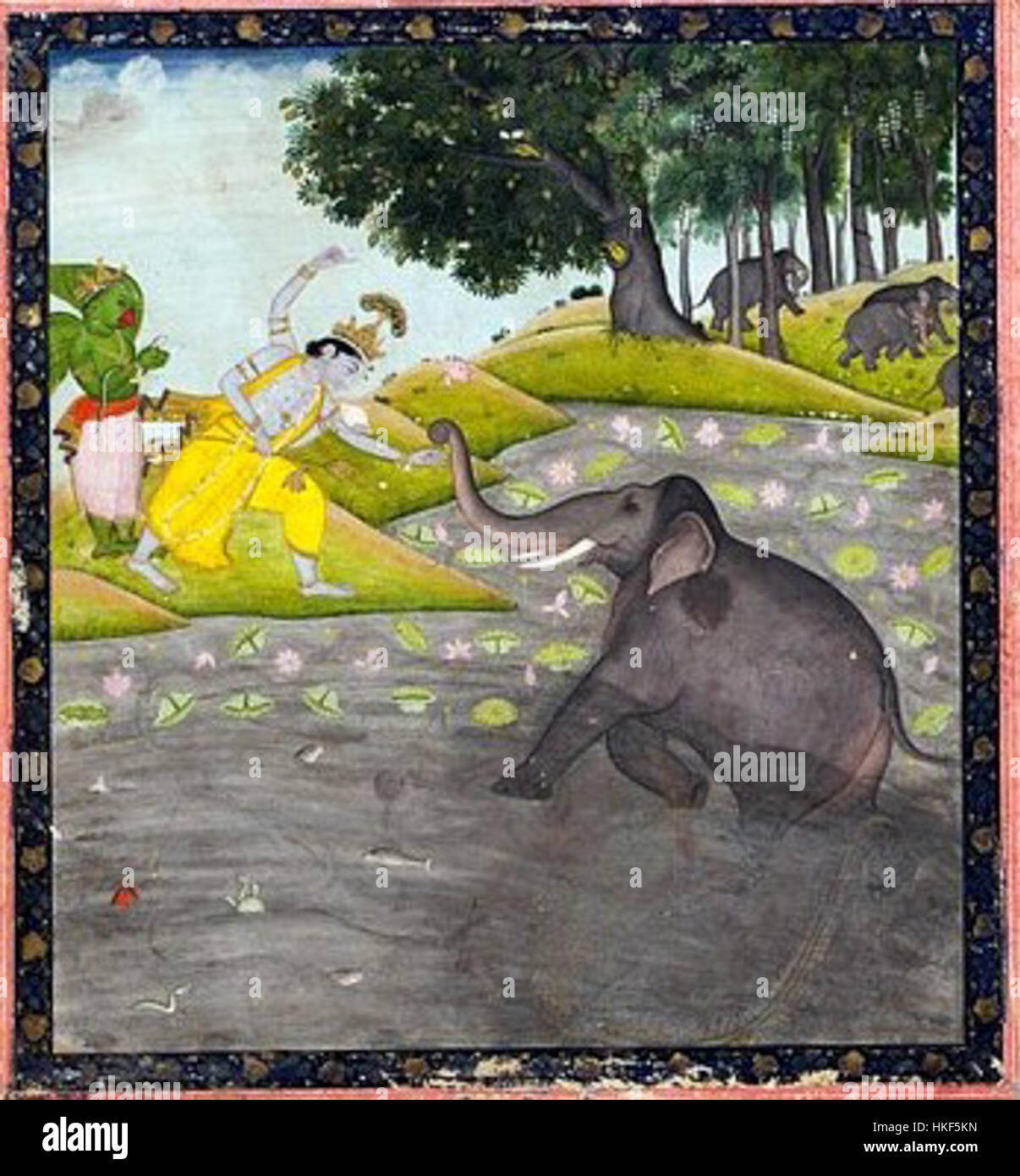 'Gajendra Moksham' is a famous story from Hindu mythology that is ...