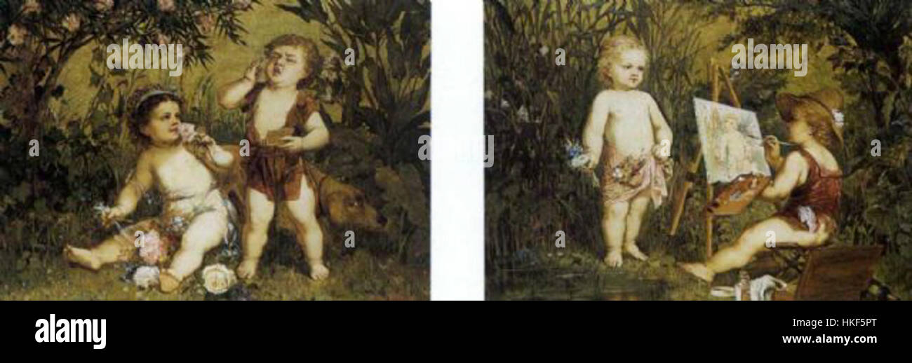 Putti angels hi-res stock photography and images - Alamy