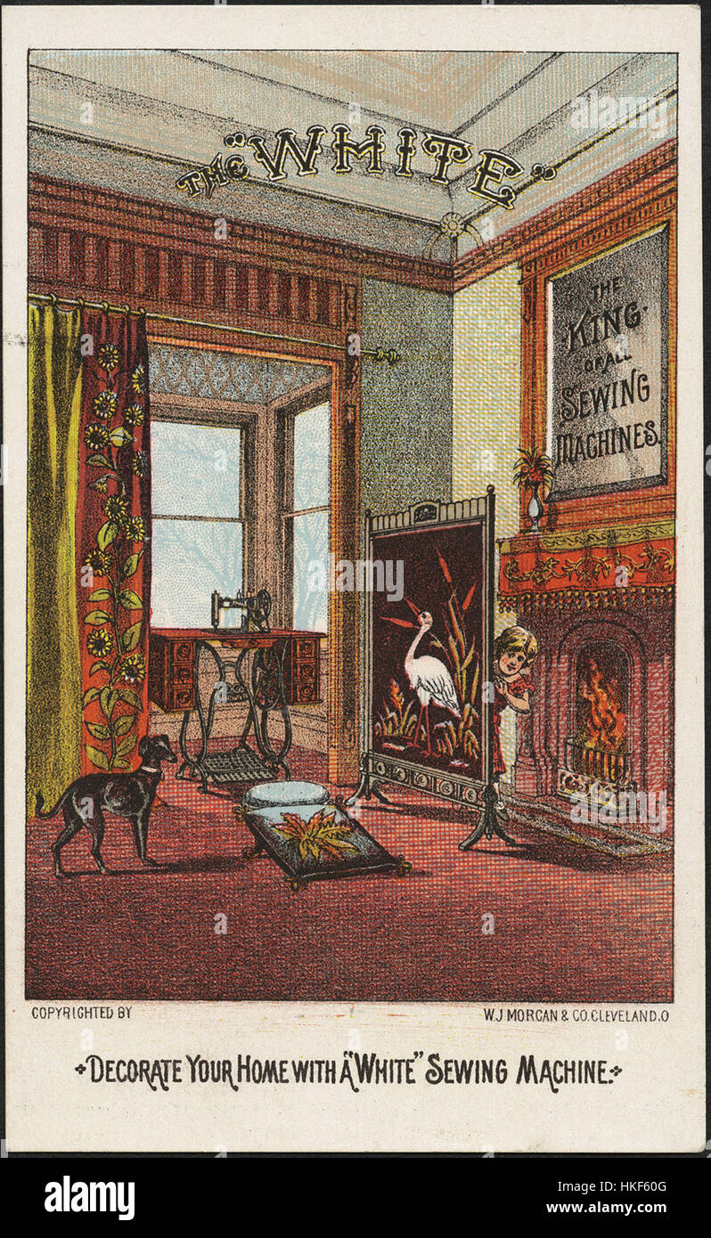 The White, the king of sewing machines. Decorate our home with a 'White ...