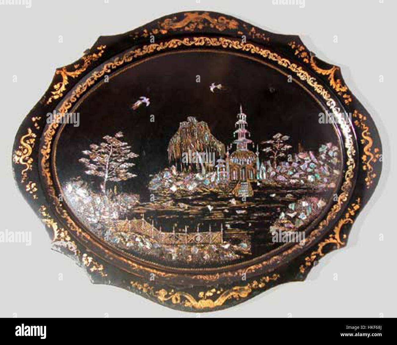 George Wallisâ€™s 'Tray Victoria Shape' is a fine example of Victorian ...