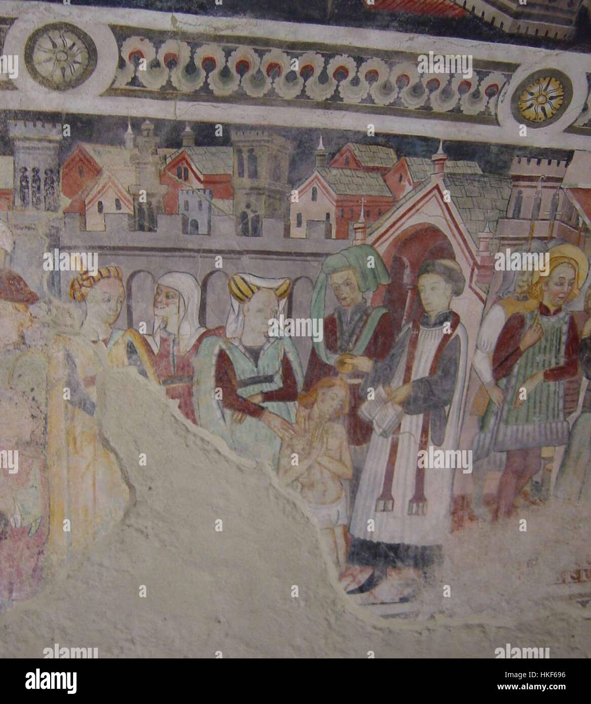 Giovanni Baleison’s artwork portrays scenes from the life of Saint ...