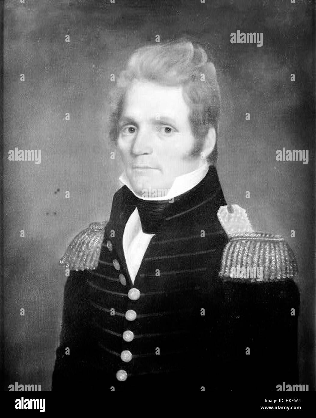 This portrait depicts General John Nicks, a distinguished military ...