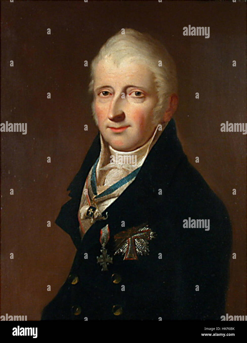 The portrait by Hans Hansen depicts Ove Ramel Sehested, a notable ...