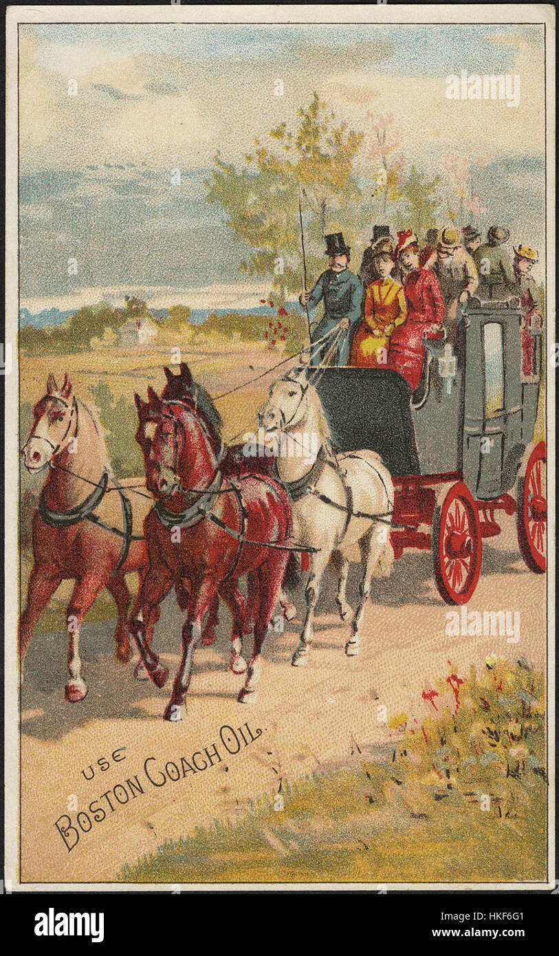 Use Boston Coach Oil Stock Photo - Alamy