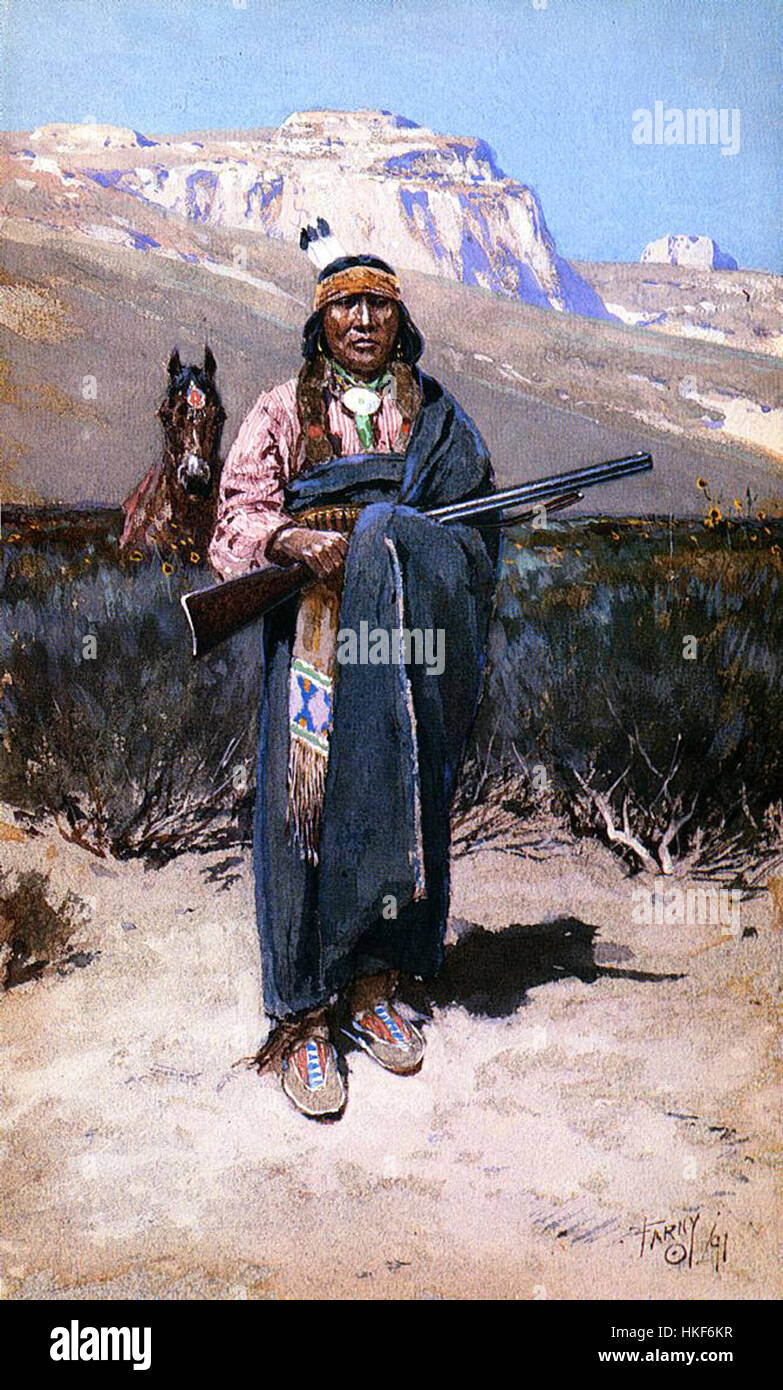 Native american brave hi-res stock photography and images - Alamy