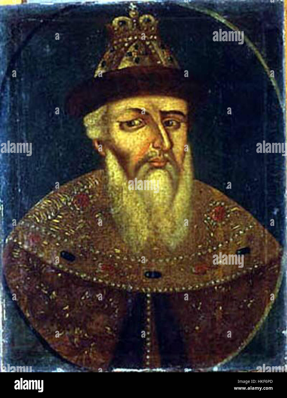 'Ivan IV Parsuna 3' is a Russian portrait painting of Ivan IV, also ...