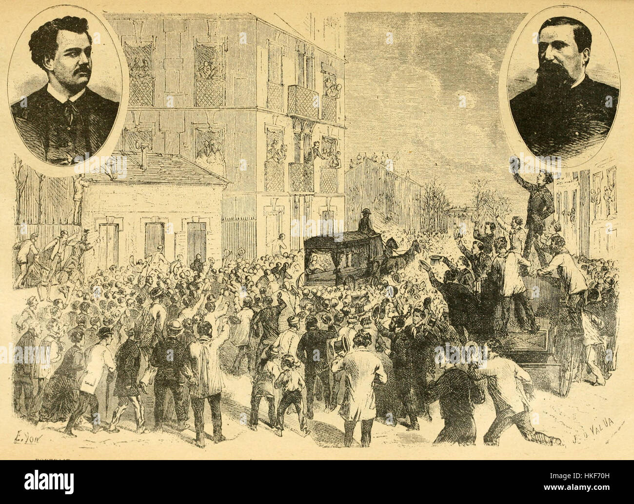 A page from *Histoire Socialiste*, illustrating socialist history and ...