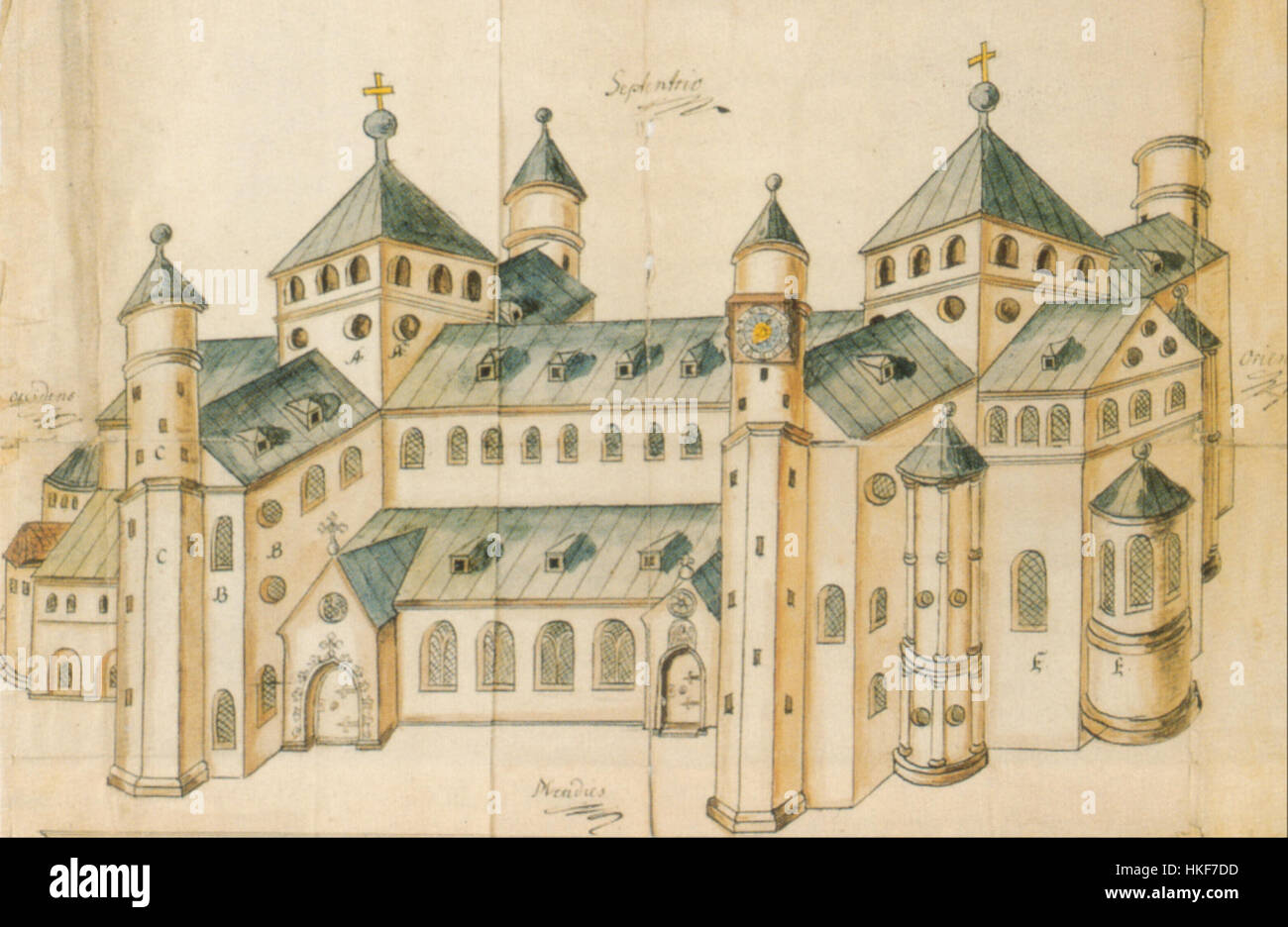 The painting 'St. Michael' from 1662, located in Hildesheim, depicts ...