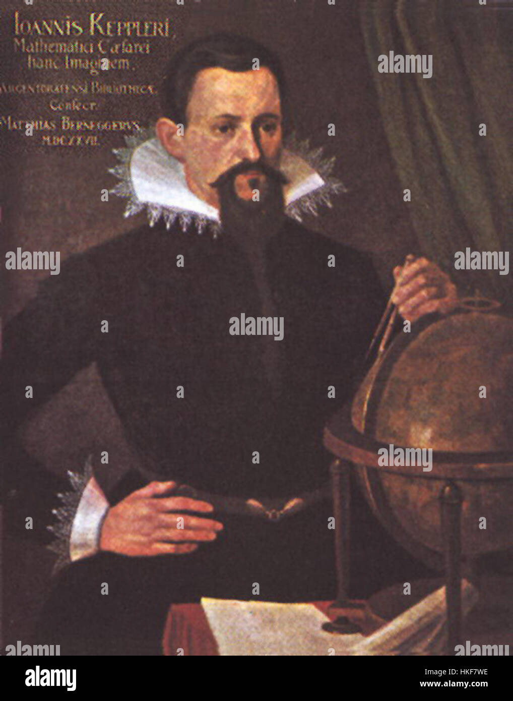 An artistic representation of Johannes Kepler, the renowned astronomer ...