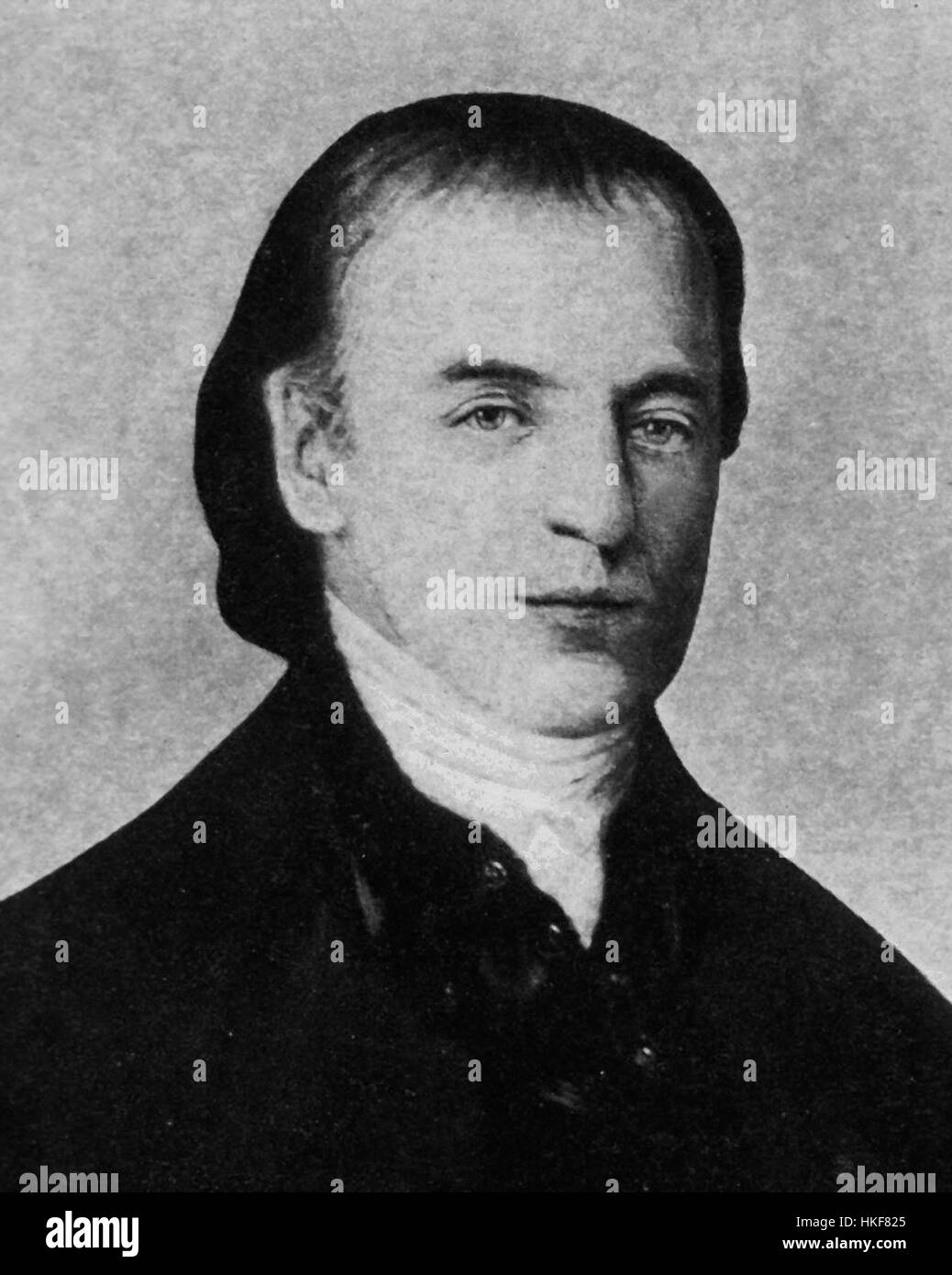 A portrait of James Craik, an important historical figure, captured in ...