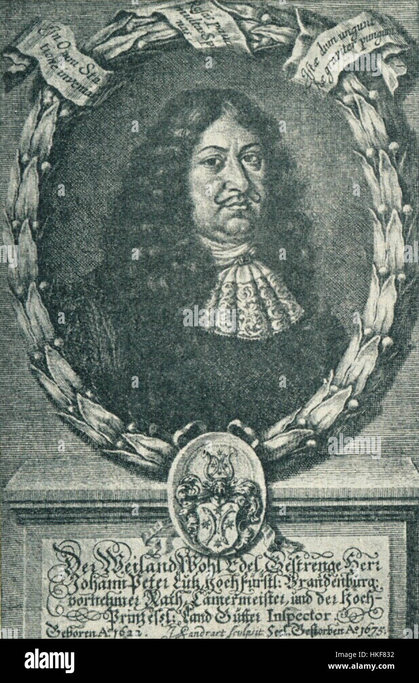 Johann Peter Lutz was an artist whose works often merged artistic ...