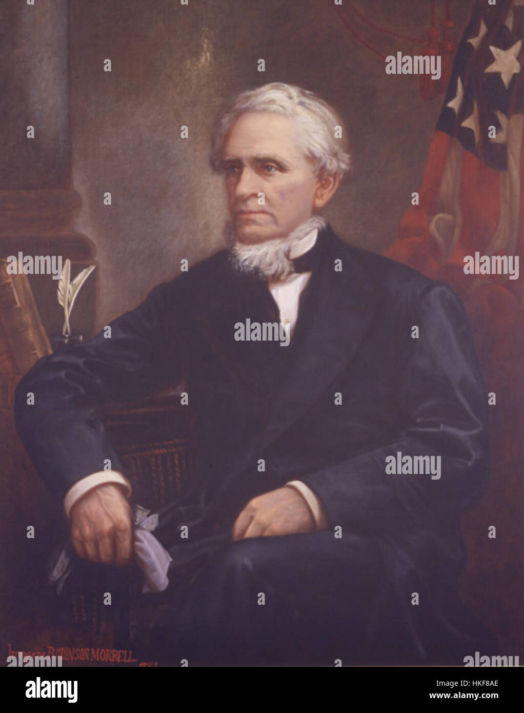 This portrait of John Adams Dix, an American civil war general and ...