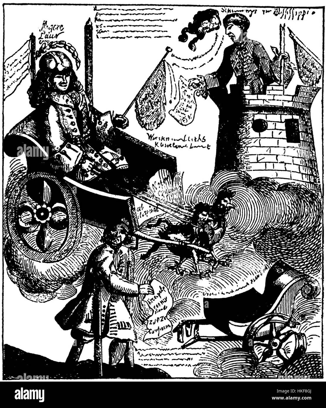 This painting depicts John Law, a famous 18th-century Scottish ...