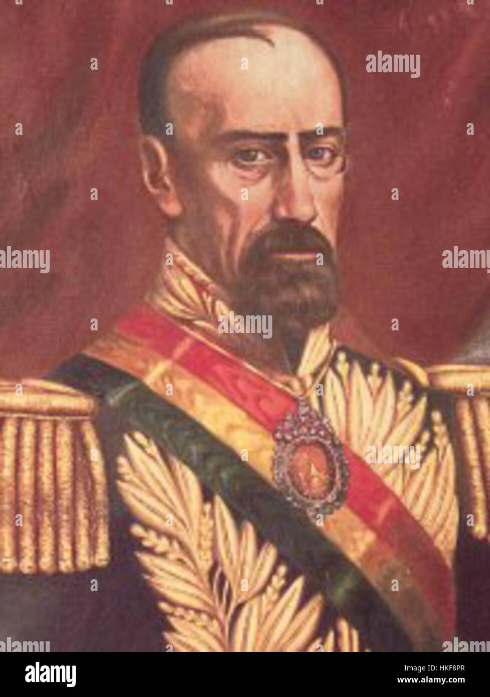 The painting by José María Acha showcases the artist's unique approach ...