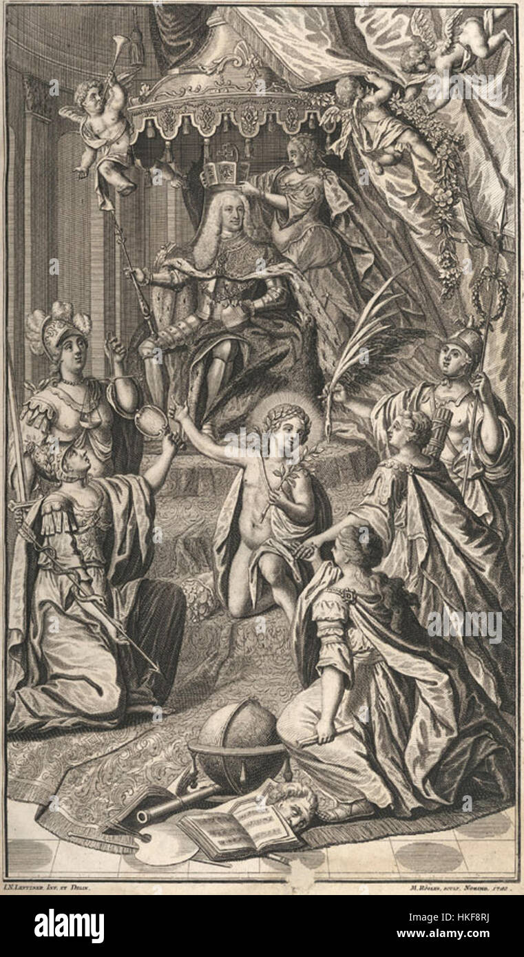 A regal portrait of Karl VII, Holy Roman Emperor, is shown in this ...
