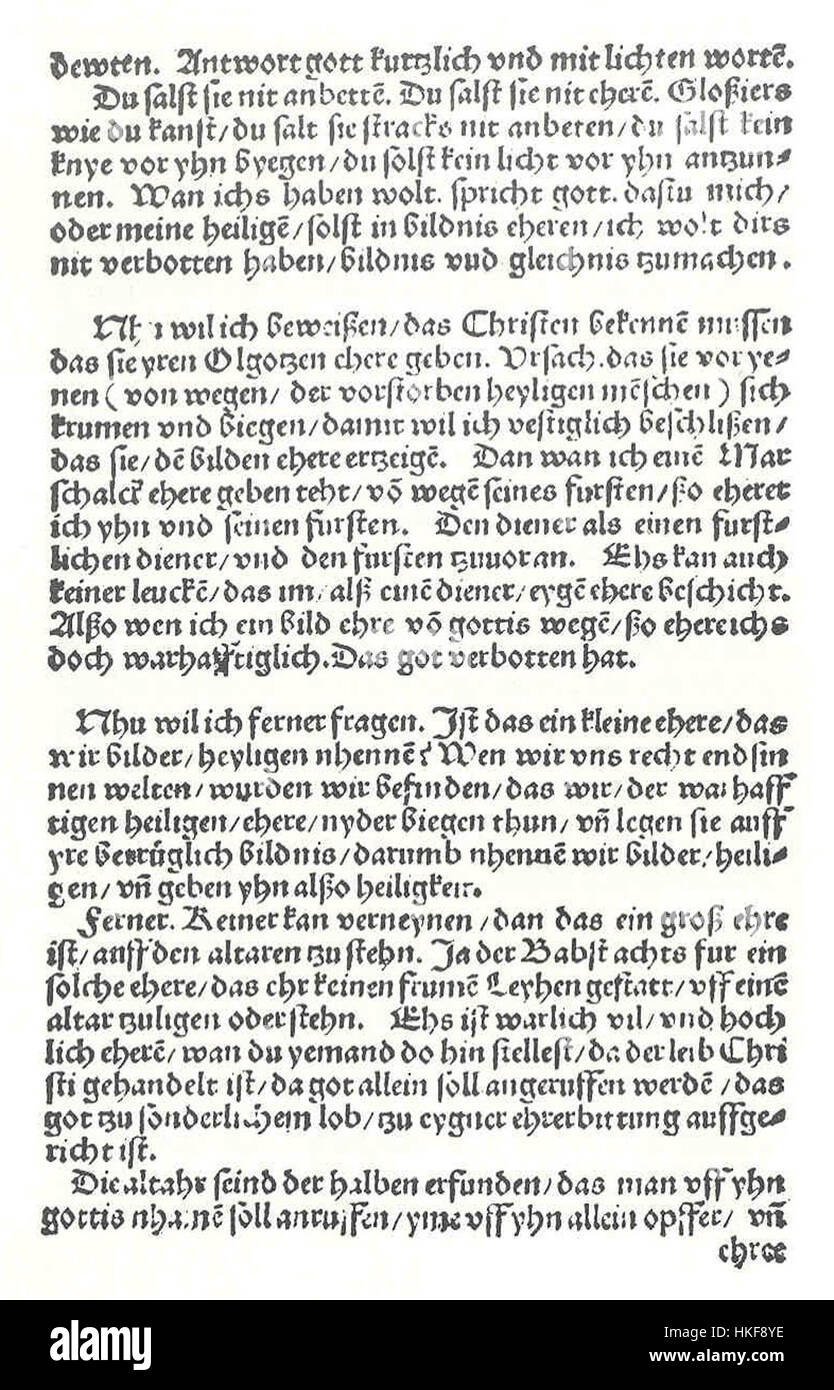 'Von Abtuhung der Bylder' by Karlstadt is a woodcut print from the ...