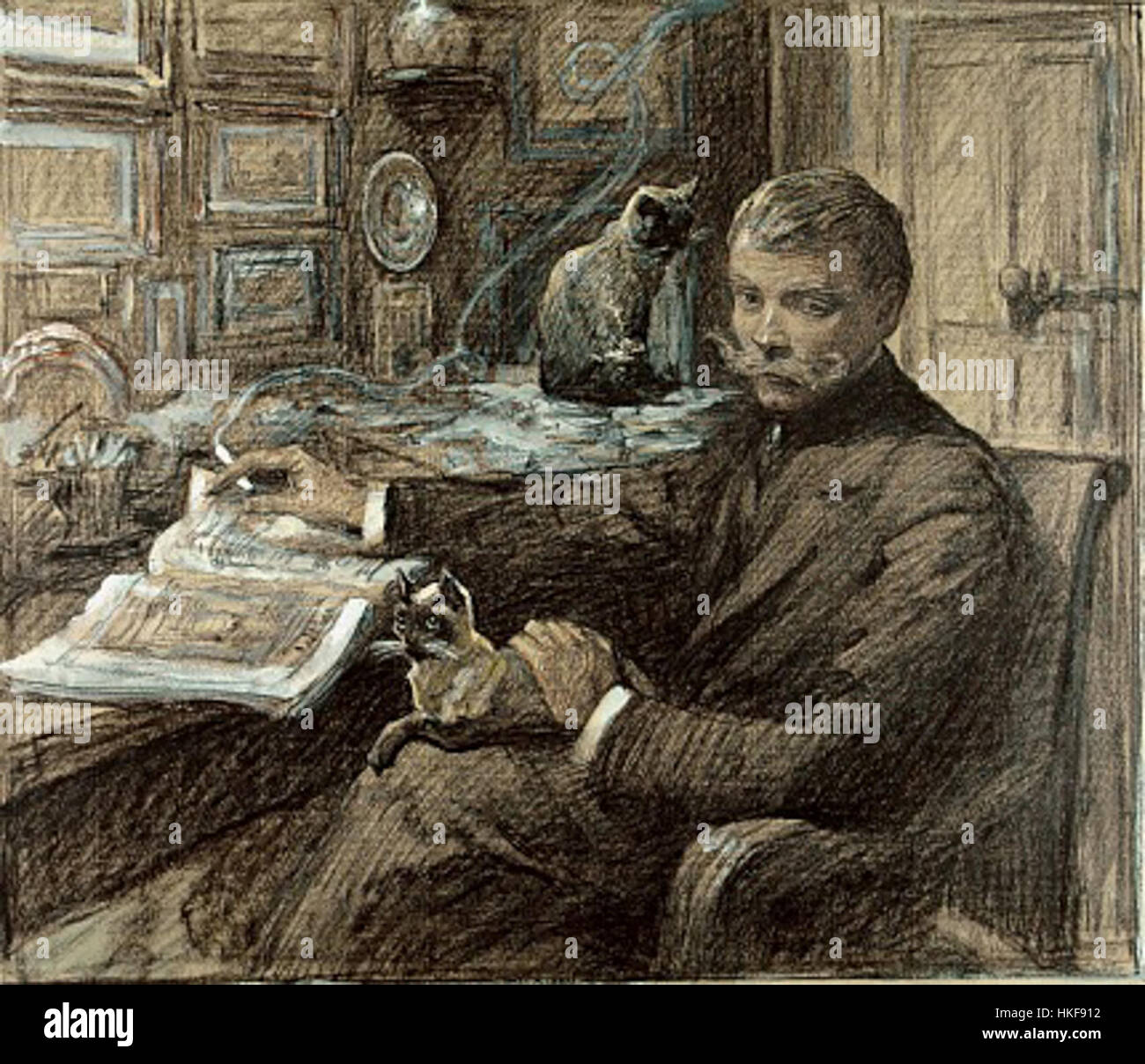 Kazimierz Woznicki, a renowned artist, captures the essence of ...