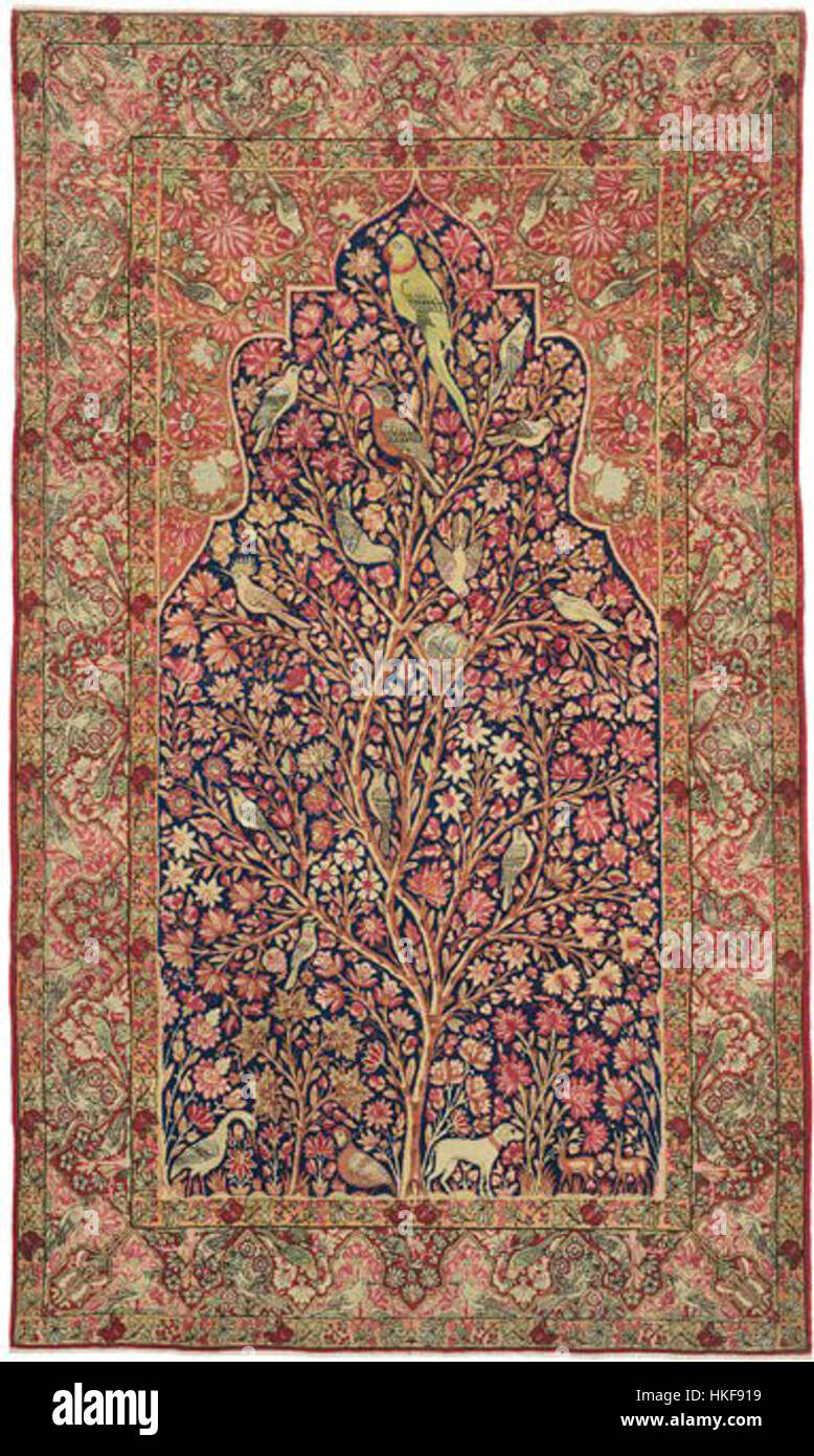 The Persian 'Tree of Life' painting from Kermanshah, dating to the 3rd ...