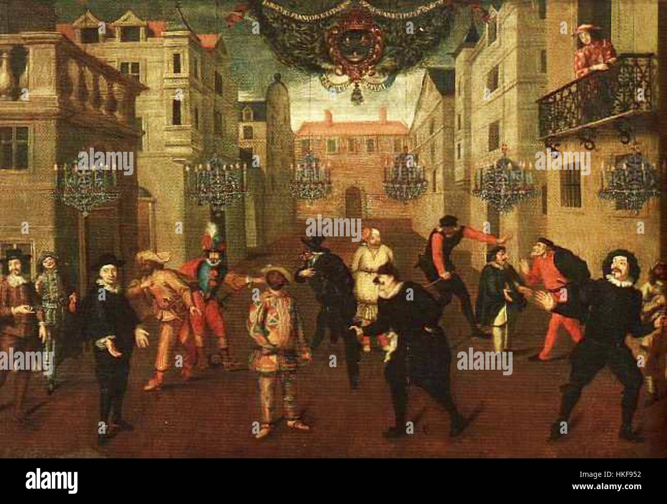 The artwork titled 'Komedia' captures the essence of theater and ...