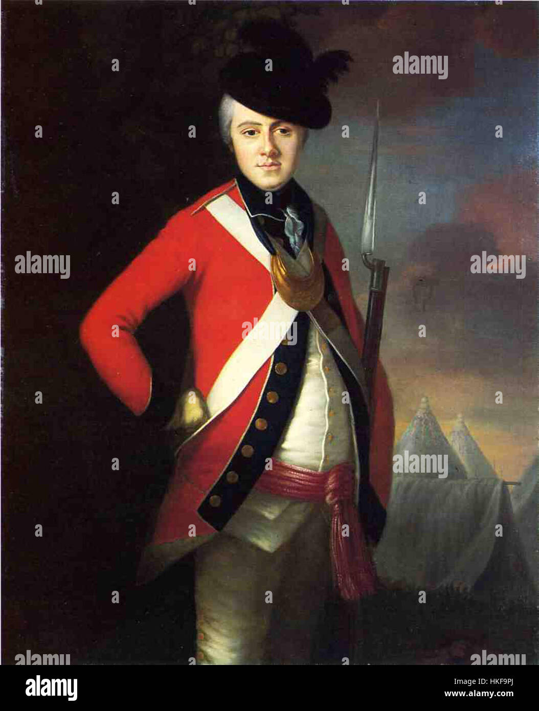 This 1780 portrait of Lieutenant Colonel Thomas Dowdeswell by Joseph ...